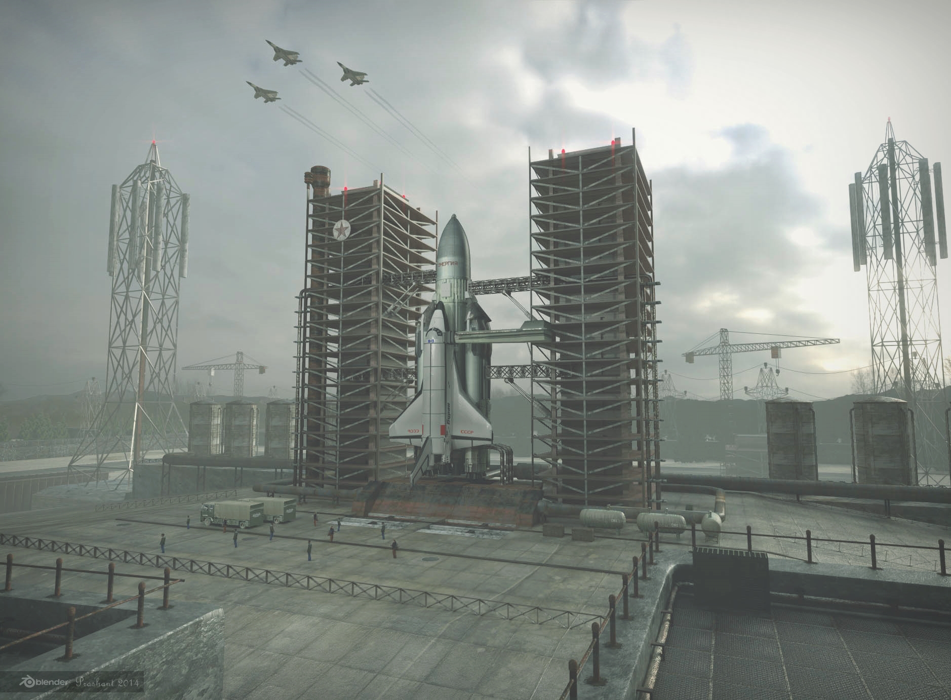 Buran Shuttle - BlenderNation