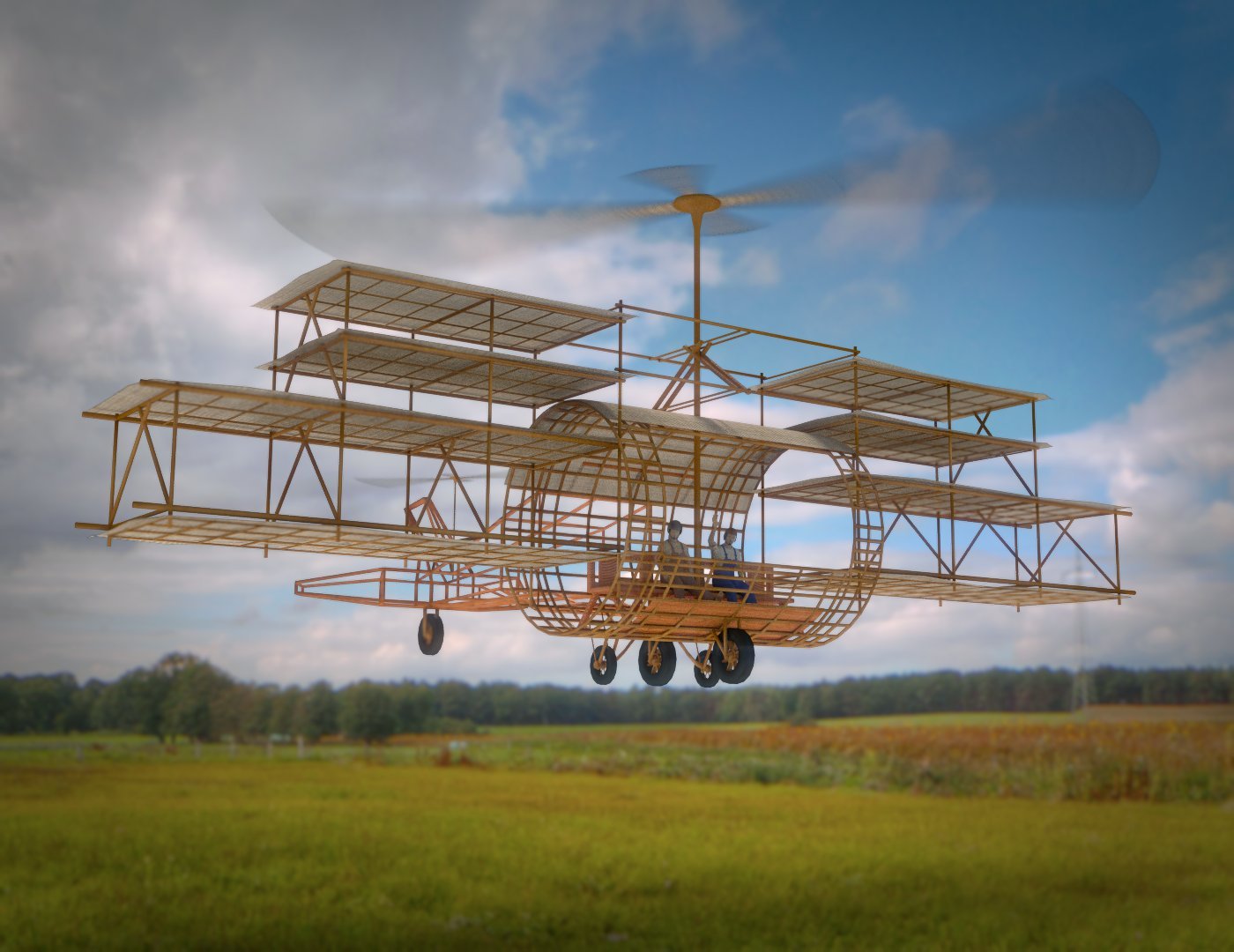 Weekend contest winner: Flying Machine - BlenderNation