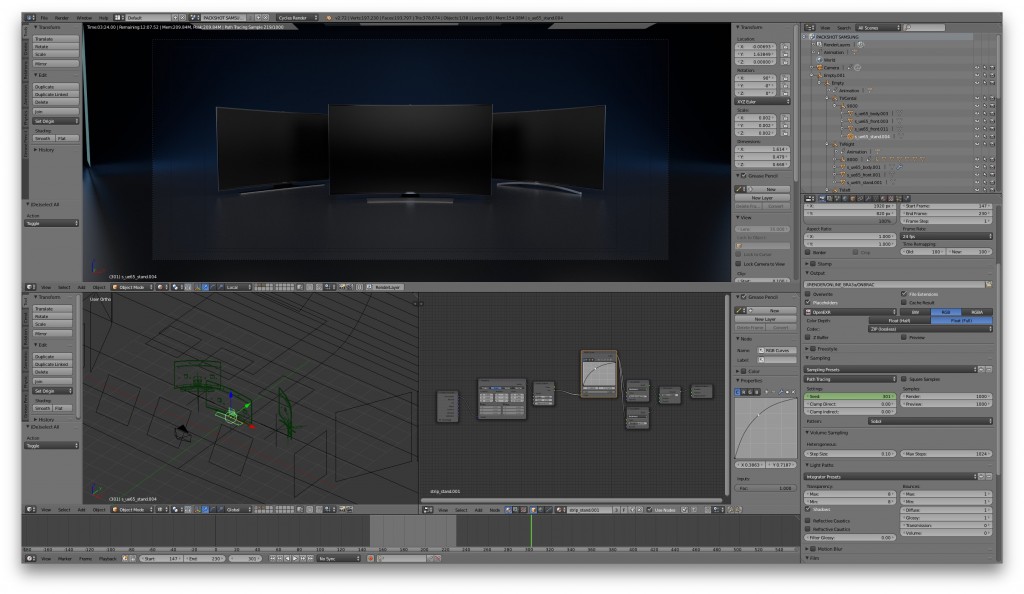 Blender used in Samsung Smart TV Ad - BlenderNation