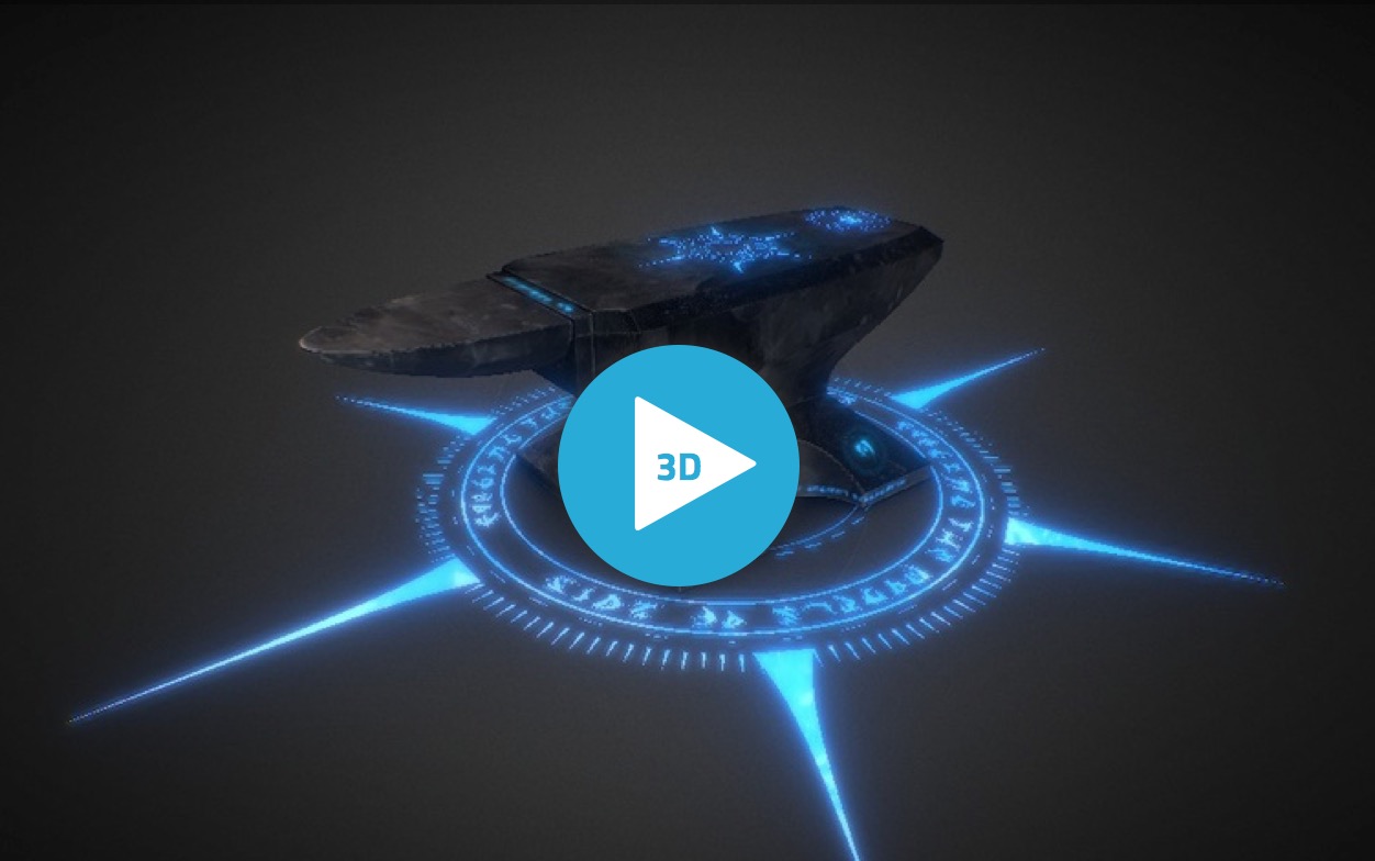Arcane Blacksmith Anvil - BlenderNation