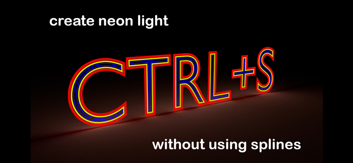 Create a neon light in Blender - BlenderNation