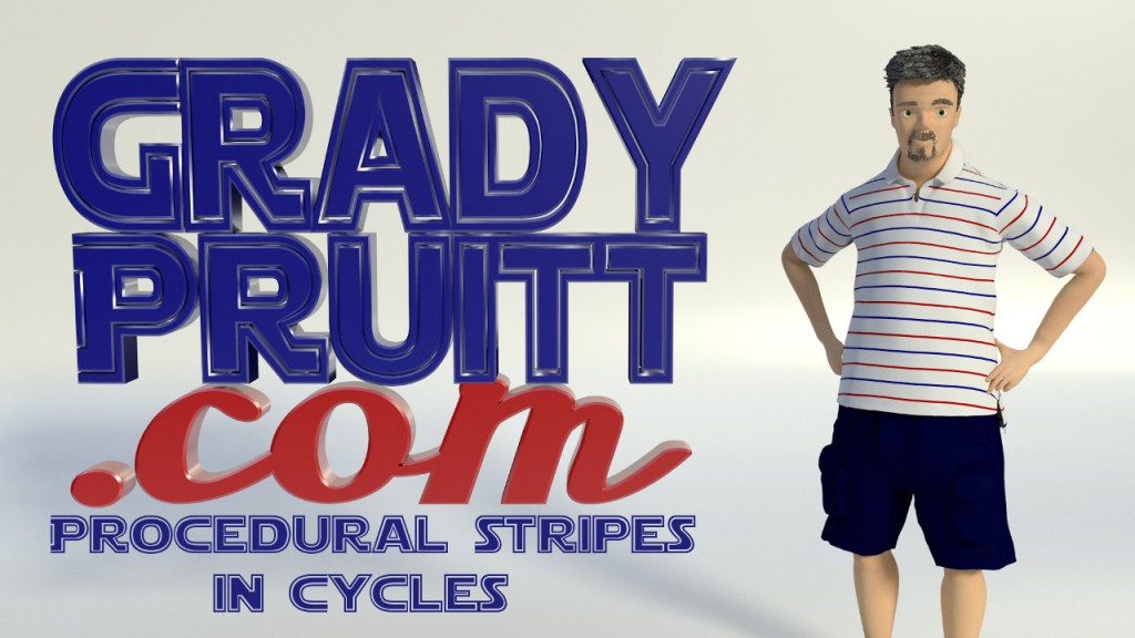 Procedural Stripes in Cycles - BlenderNation