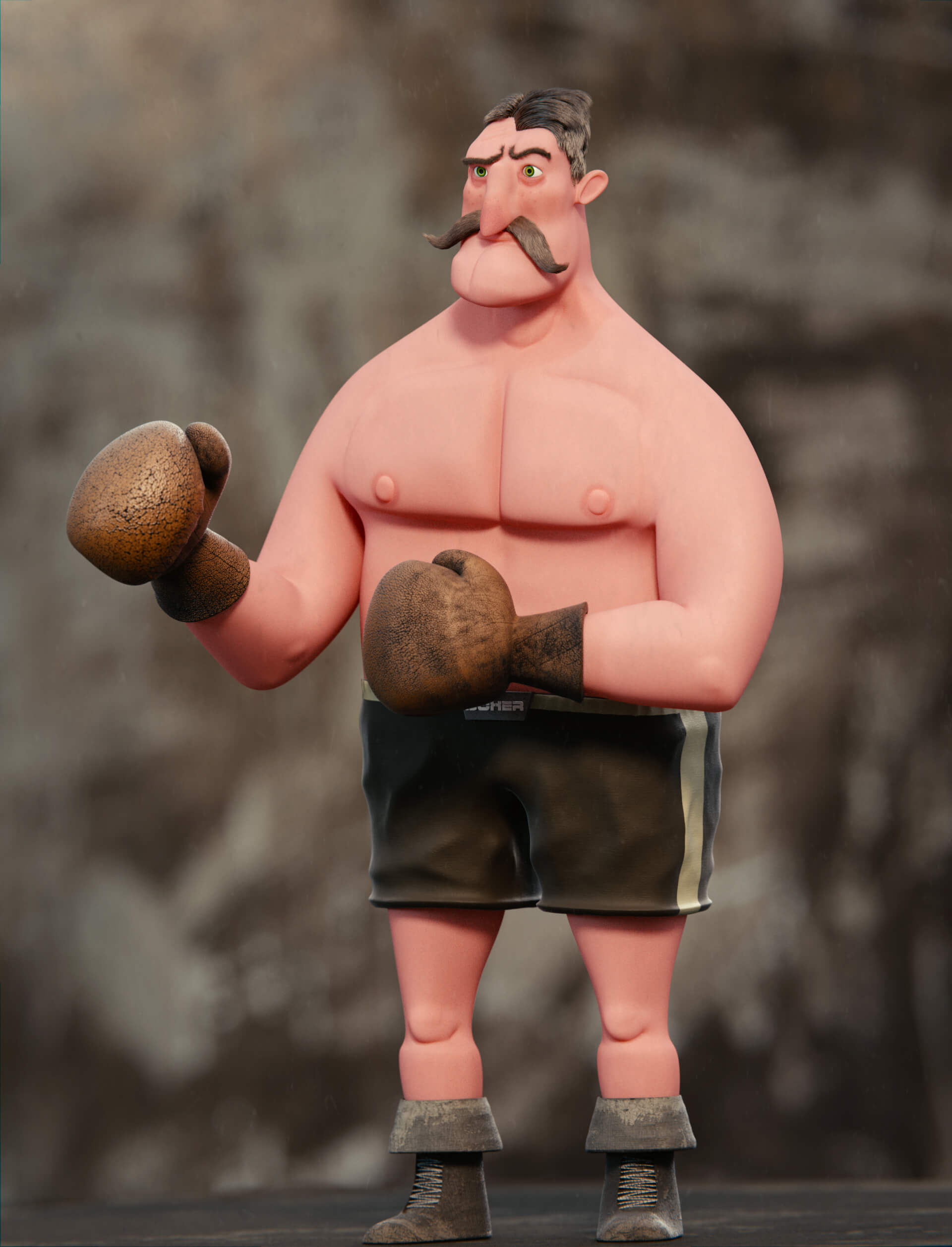 Image: Boxer Character - BlenderNation
