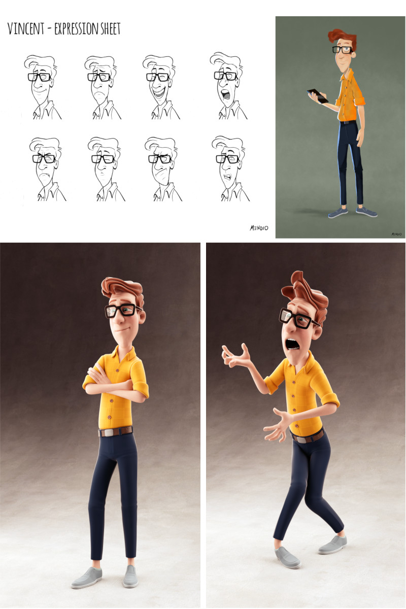 Blender Cloud: Vincent Model + Rig - BlenderNation