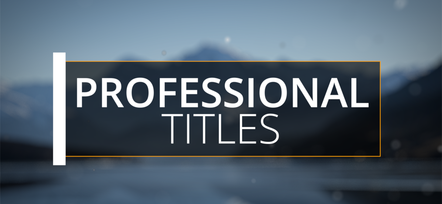 25 Professional Titles for Blender [$] - BlenderNation