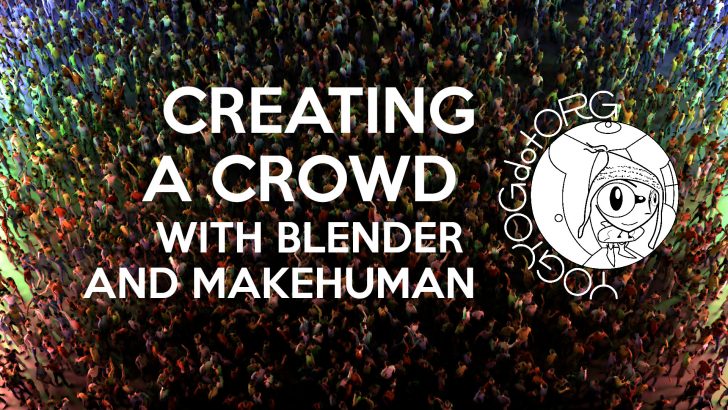 Creating a crowd in Blender and Makehuman - BlenderNation