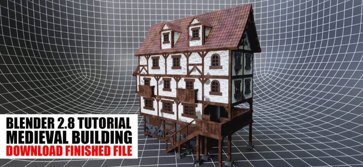 Blender 2.8 tutorial: Medieval building - BlenderNation