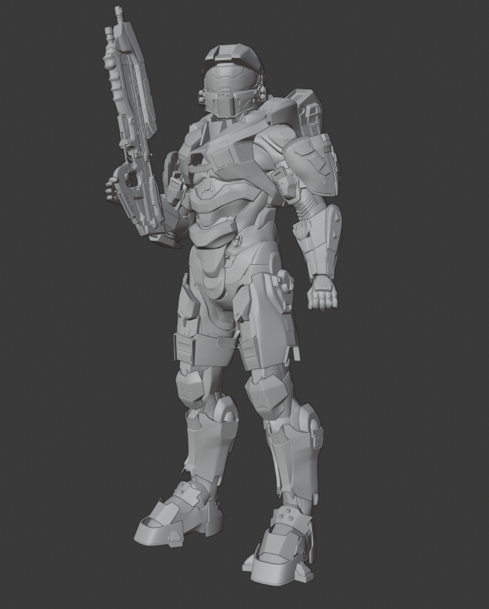 Behind the Scenes: Master Chief - BlenderNation