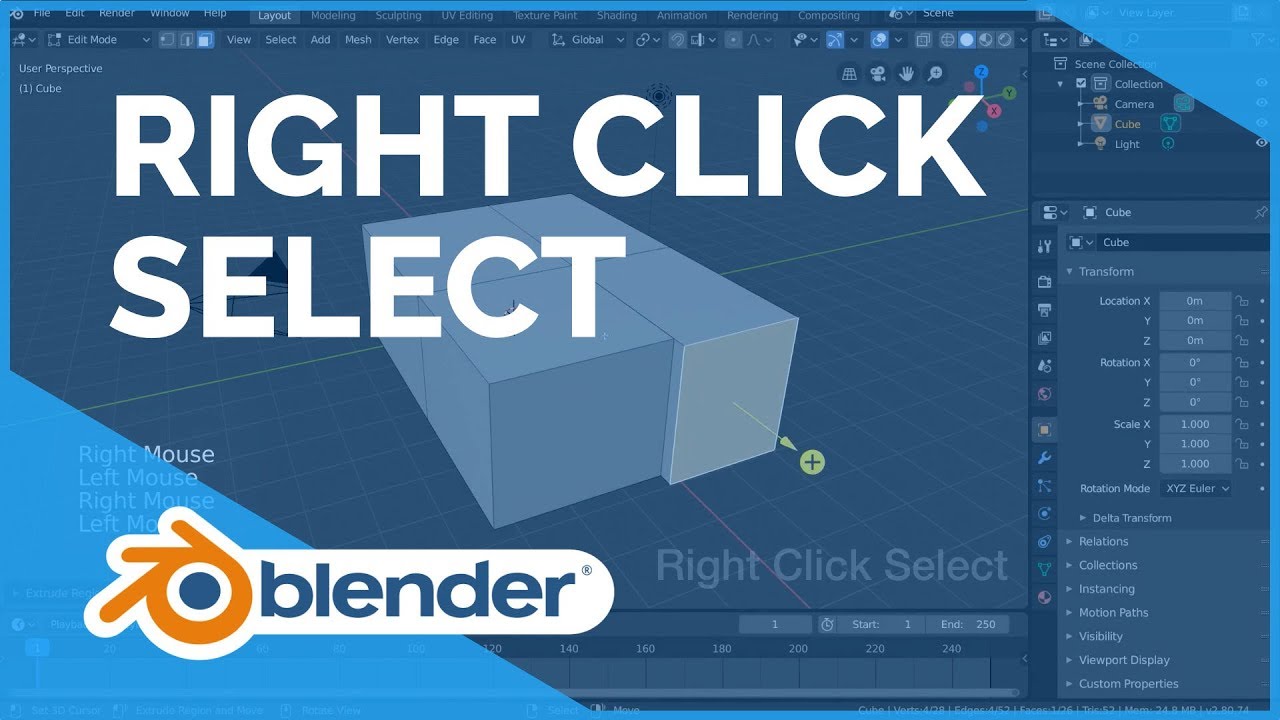Right Click Select Explained - BlenderNation