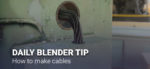 Daily Blender Tip - How to make Cables - BlenderNation