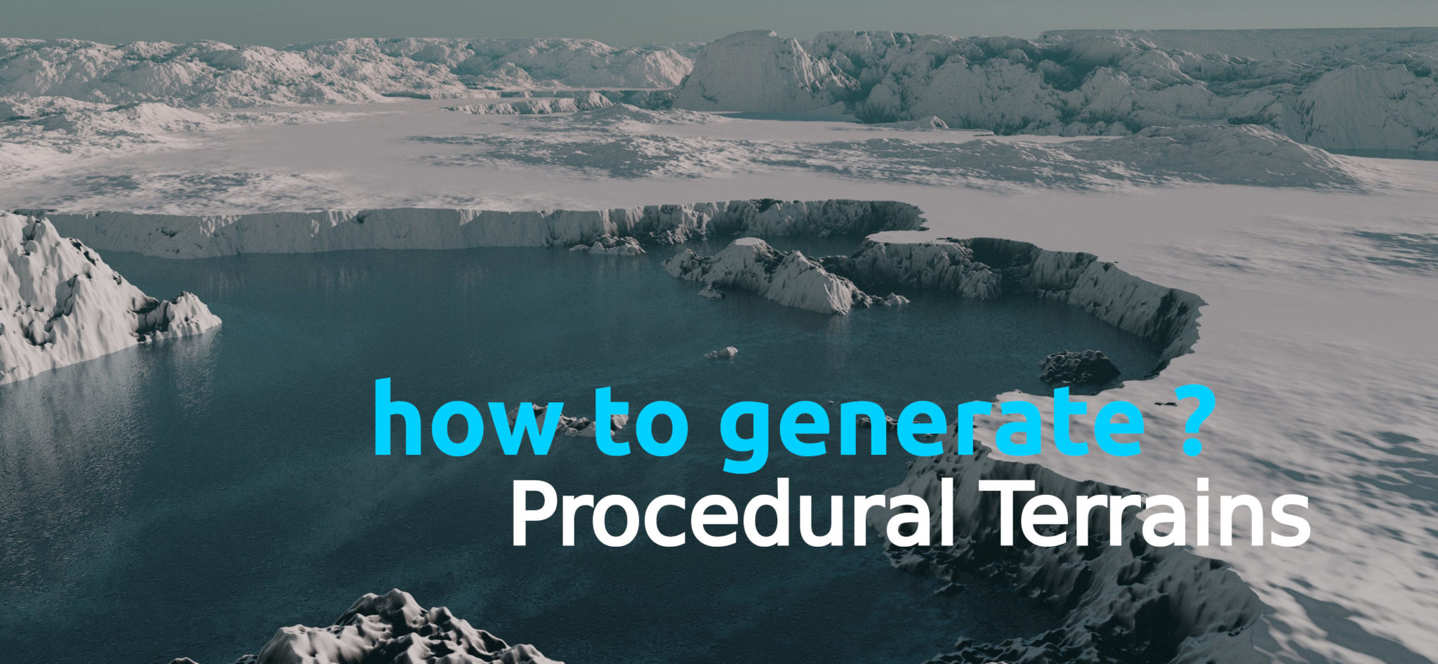 How to generate terrains using procedural textures + displacement ...