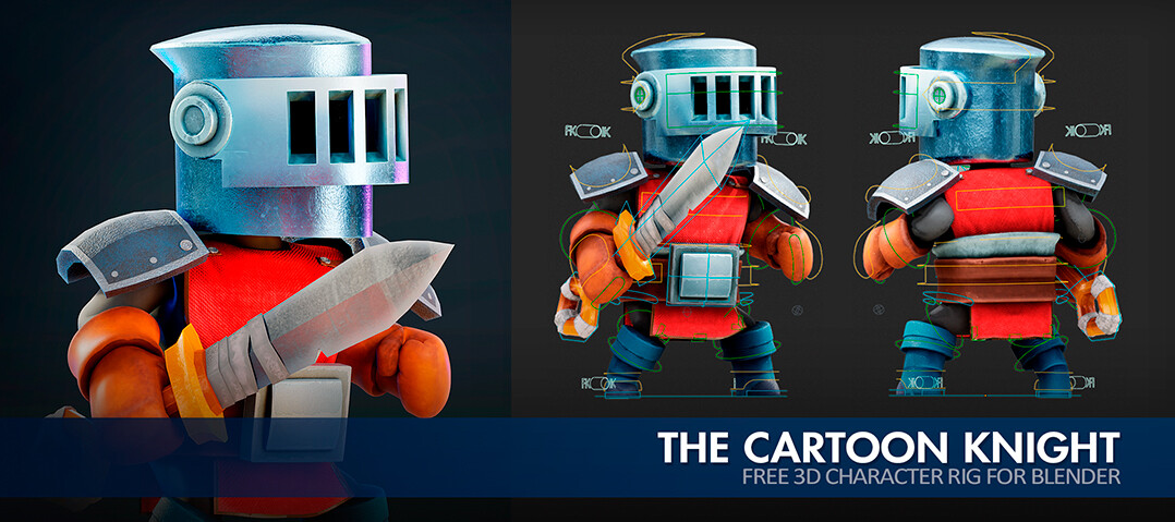 Behind the Scenes: The Cartoon Knight - BlenderNation