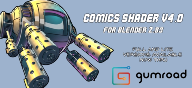 Comics Shader Full and Lite v4.0 update released [$] - BlenderNation