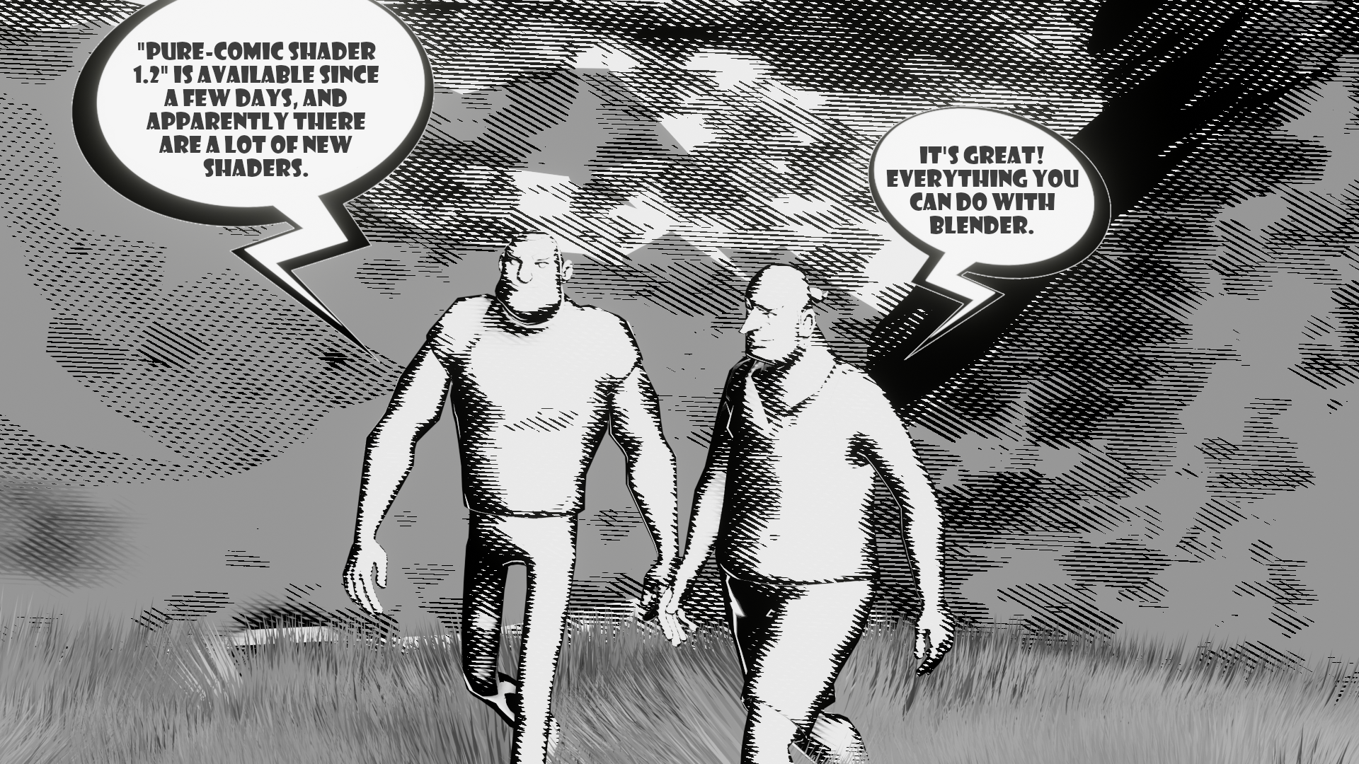 Pure-Comic Shader 1.2 released [$] - BlenderNation