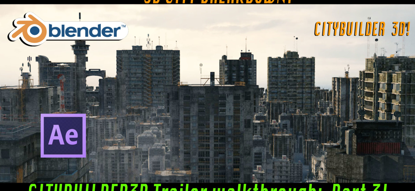 Blender City scene breakdown: CityBuilder3d Soviet Trailer setup #3 ...
