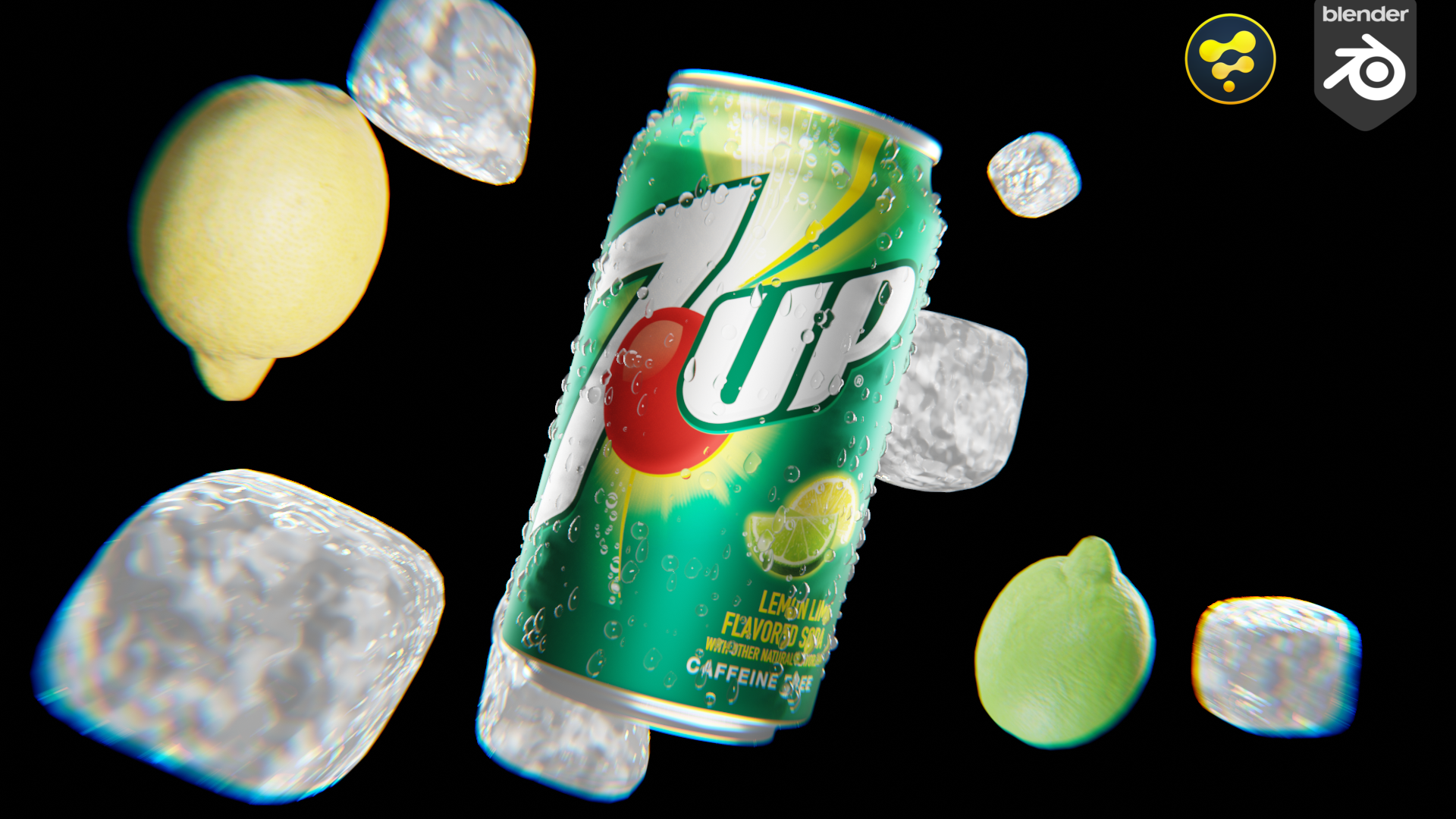7UP Scene Breakdown - Blender 3D - BlenderNation