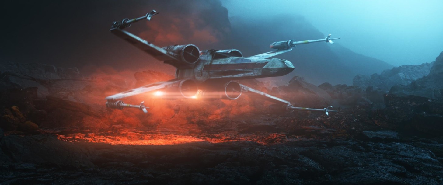 Behind the Scenes: X-Wing Landing VFX - BlenderNation