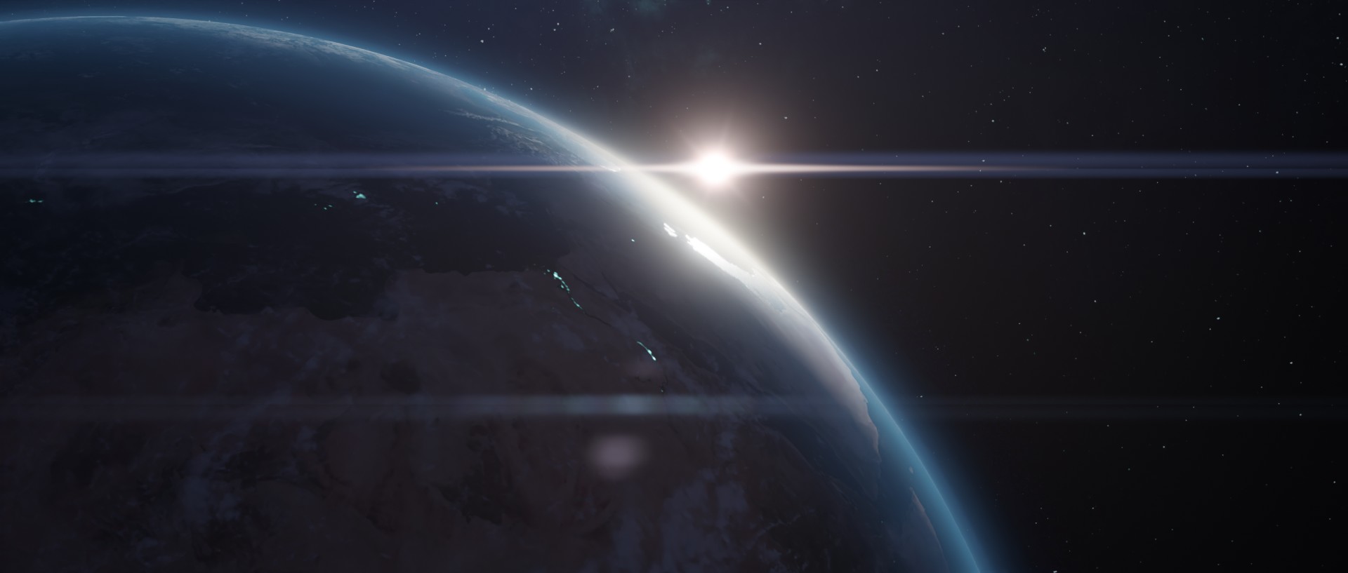 Behind the Scenes: Scifi Spaceship Orbiting Around Earth - BlenderNation