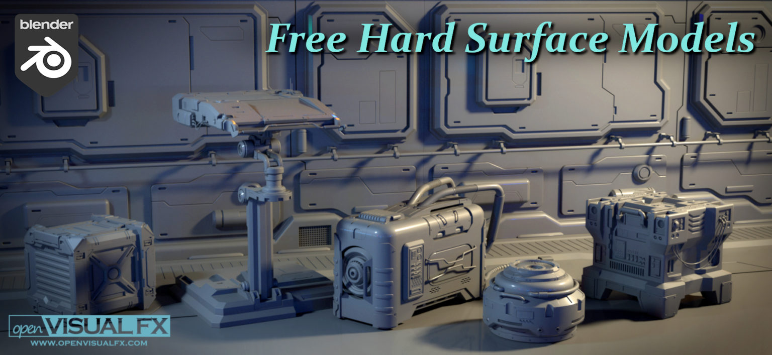 Free Hard Surface Models - BlenderNation