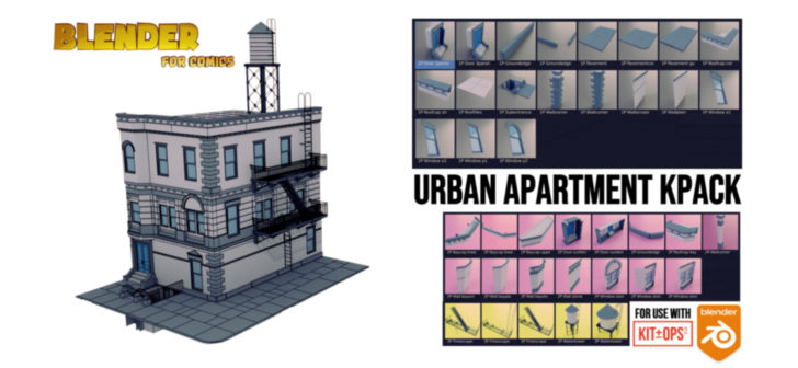 Urban Apartment KPack [$] - BlenderNation