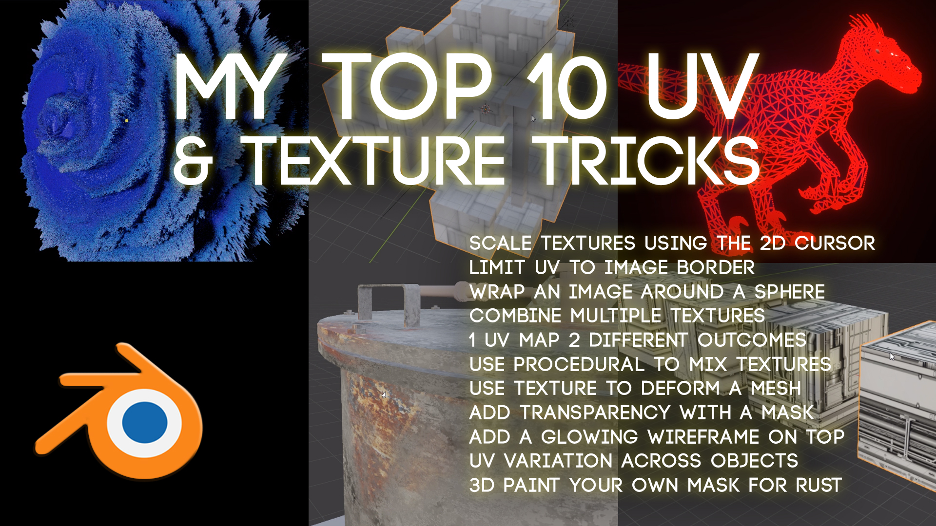 Top 10 UV & Material Tricks - BlenderNation