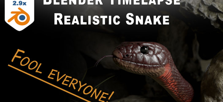 Blender Timelapse - Sculpting a realistic snake - BlenderNation
