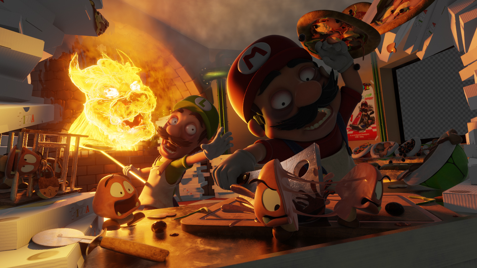 Behind the Scenes: Mario Pizza - BlenderNation