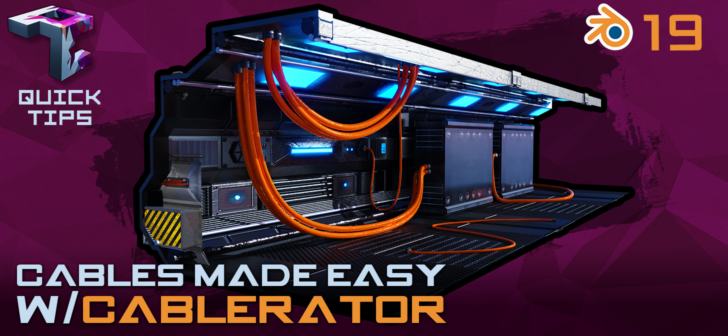 Cables And Curves Made Easy With The “Cablerator” Add-on ...
