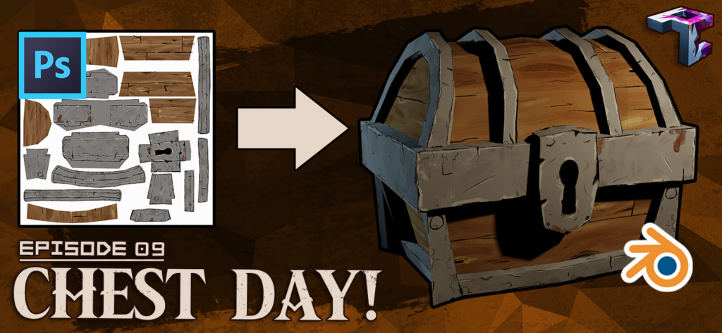 Creating A Stylised Handpainted Chest Texture In Blender Using ...