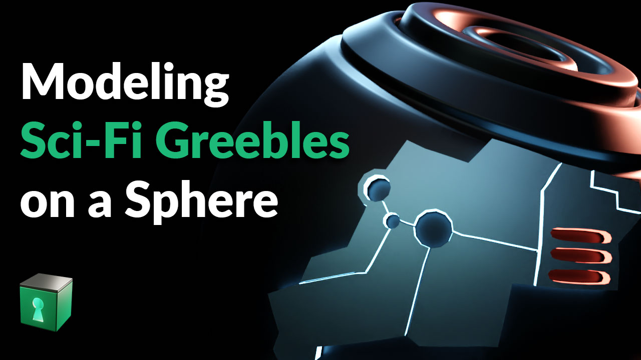 Modeling Sci-Fi Greebles on a Sphere - BlenderNation