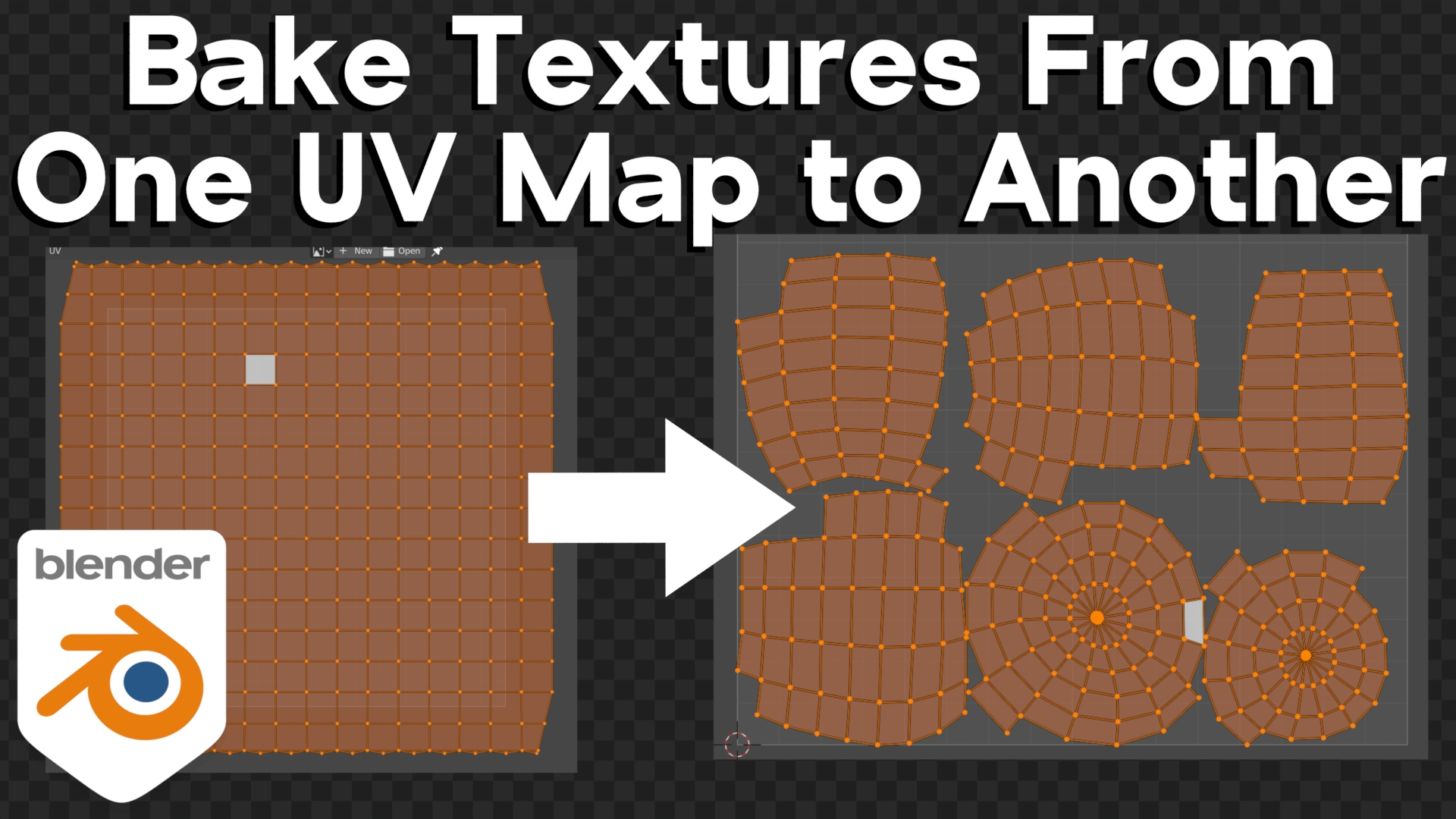 How To Bake Textures From One UV Map To Another UV Map In Blender