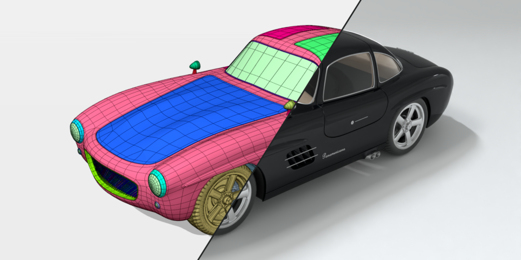 Create Beautiful Colored Wireframe Renders - ColorFrame Renders Add-on ...