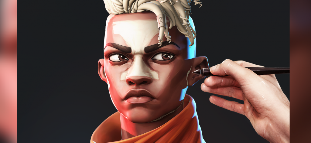 Sculpting Ekko (Arcane) in Blender - 1 Minute Video - BlenderNation