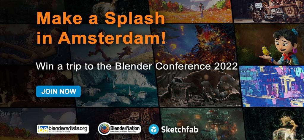 Make a Splash in Amsterdam - Win a Trip to the Blender Conference ...