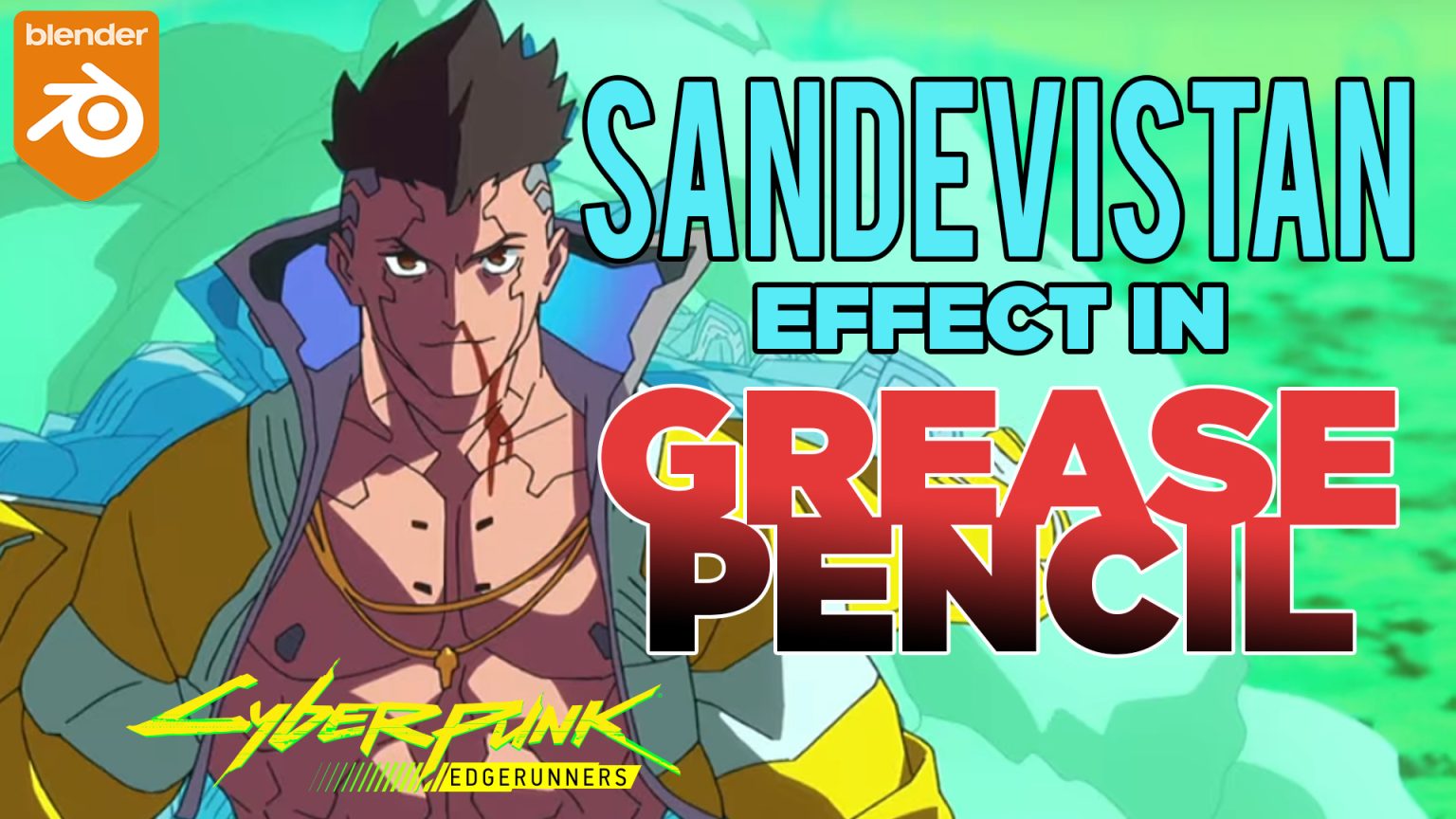 Cyberpunk Edgerunners - Sandevistan effect in Blender Grease Pencil ...