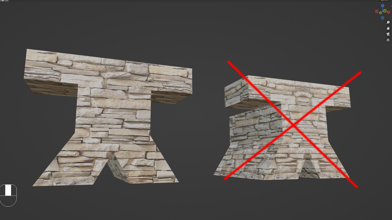 Fixing UVW in mirror modifier - BlenderNation