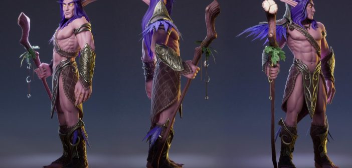 Behind the Scenes: Night Elf Sentinel - BlenderNation