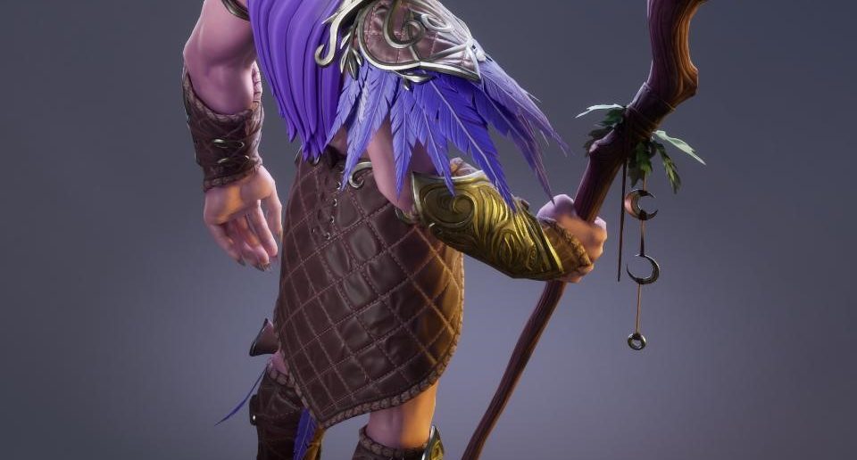 Behind the Scenes: Night Elf Sentinel - BlenderNation