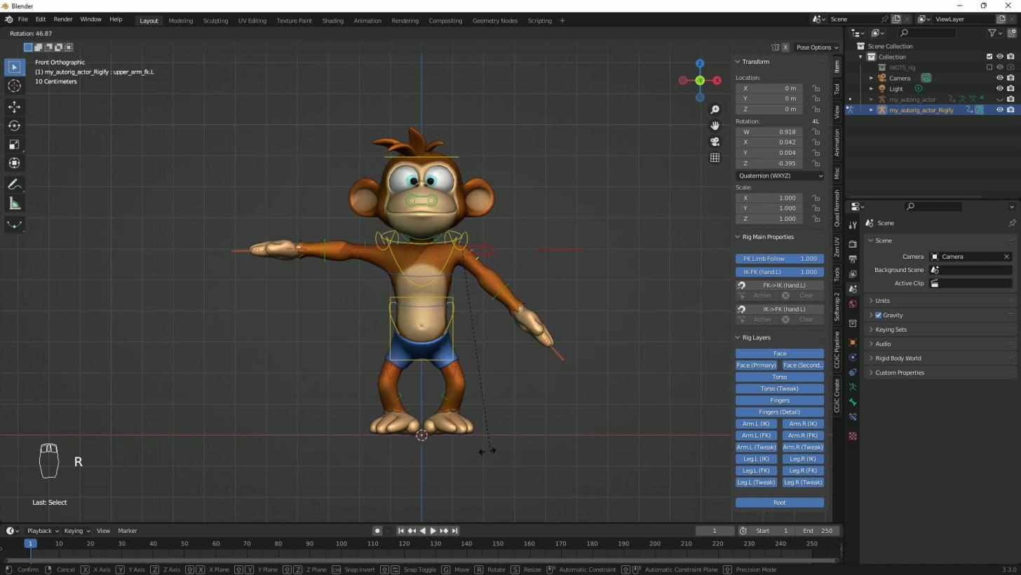 AccuRIG to Blender Pipeline: An Easy & Accurate Way to Auto-rig Any ...