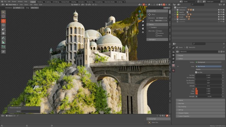 Behind the Scenes: Fantasy Temple - BlenderNation