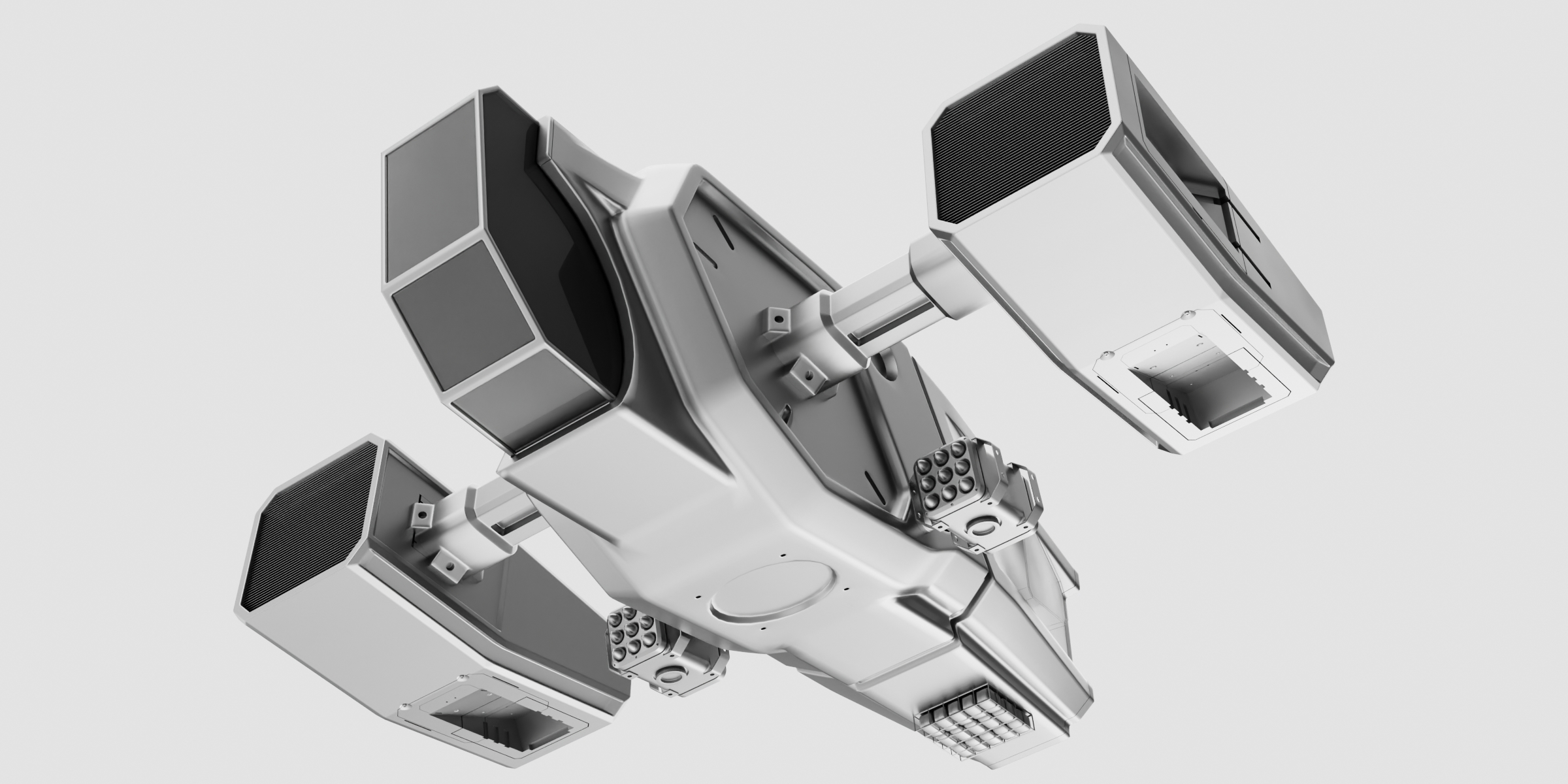 Sci-Fi Drone Free Model Download - BlenderNation