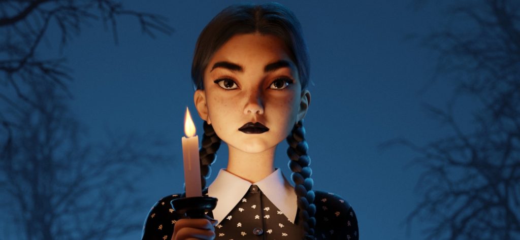 Behind the Scenes: Wednesday Adams - BlenderNation