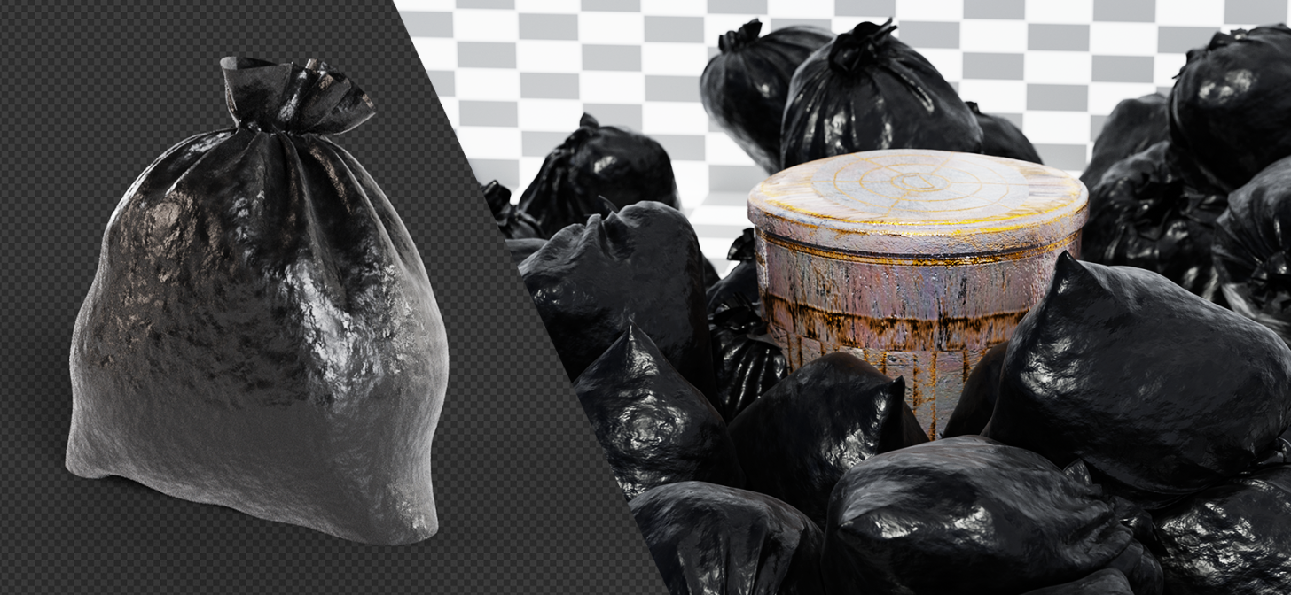 Simulate Realistic TRASH bags in blender - BlenderNation