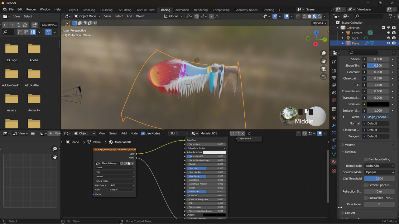Blender 3 6 Alpha Depth Map From 2D Images To 3D Objects BlenderNation