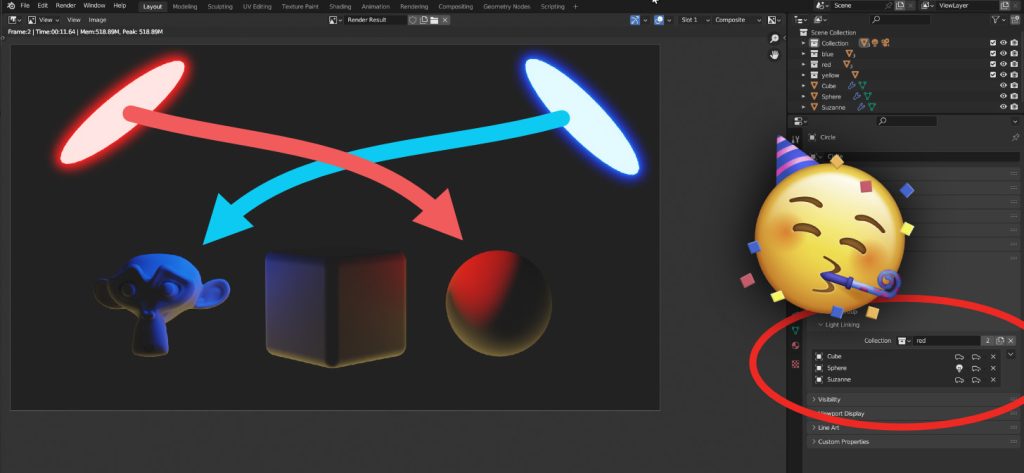 Light Linking - A first look - BlenderNation