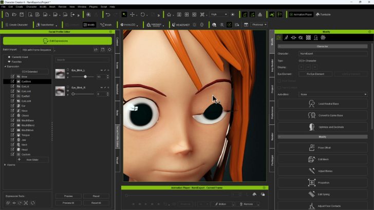 How to Customize Eyes and Teeth in Character Creator for One Piece Nami ...