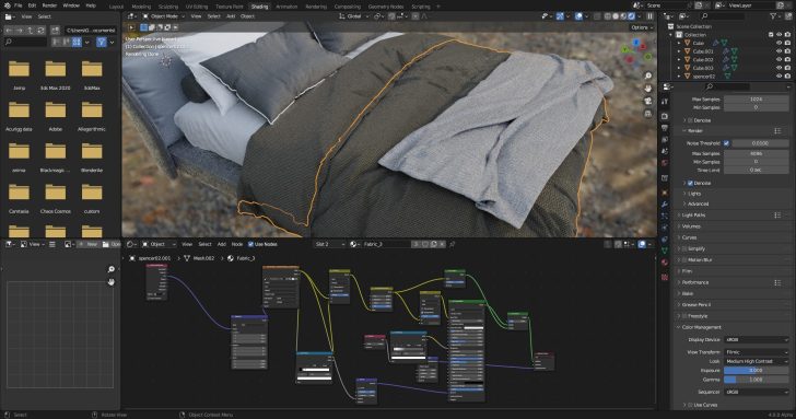 Behind the Scenes: Dark Bedroom - BlenderNation