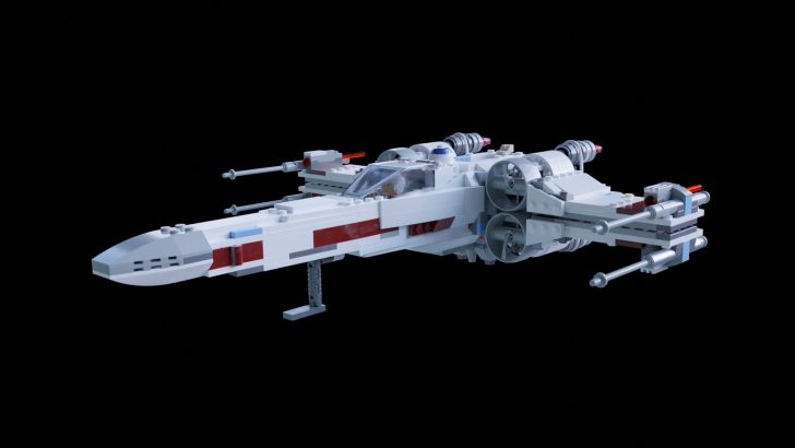 Behind the Scenes: Lego X-Wing - BlenderNation