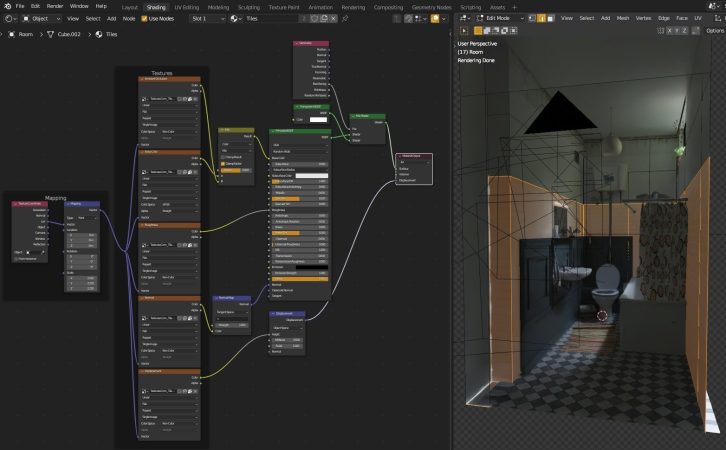 Behind the Scenes: Realistic Bathroom - BlenderNation