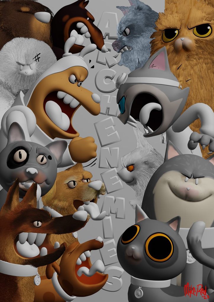 Behind the Scenes: Arch-Enemies - BlenderNation